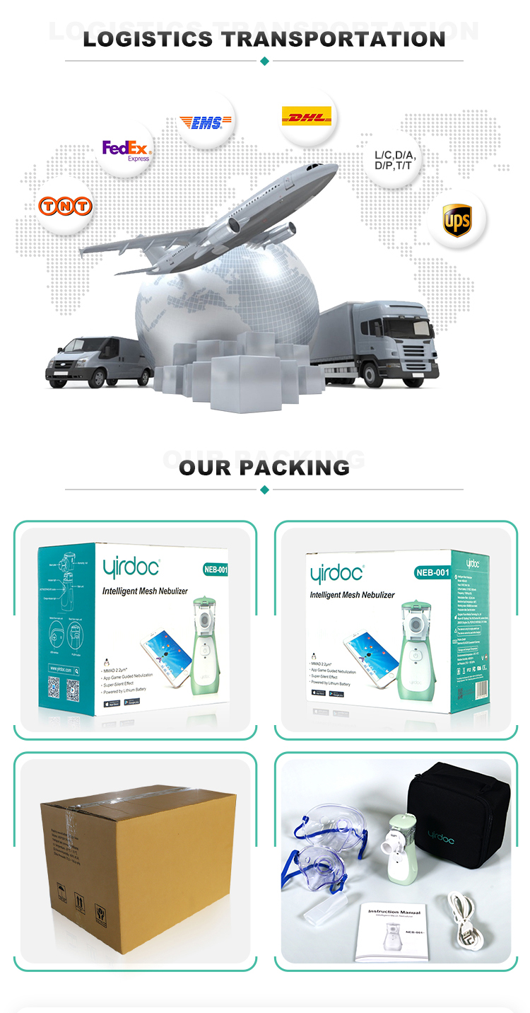 Ultrasonic Inhalator Mesh Nebulizer Child Battery Powered Nebulizer